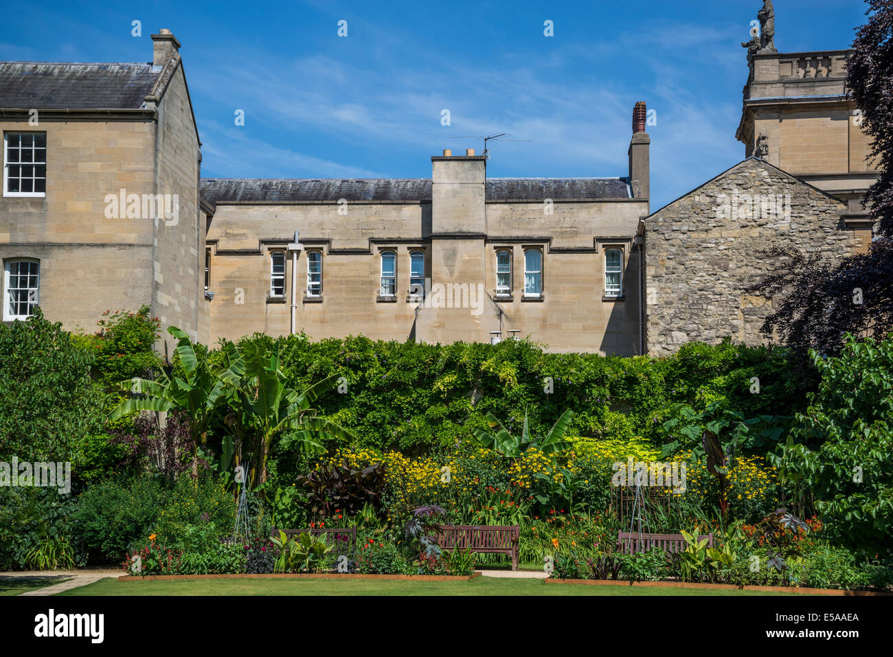 Trinity college oxford garden hi-res stock photography and images - Alamy