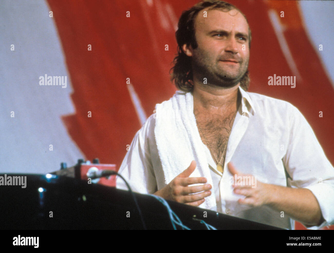 PHIL COLLINS UK musician about 1980 Stock Photo - Alamy