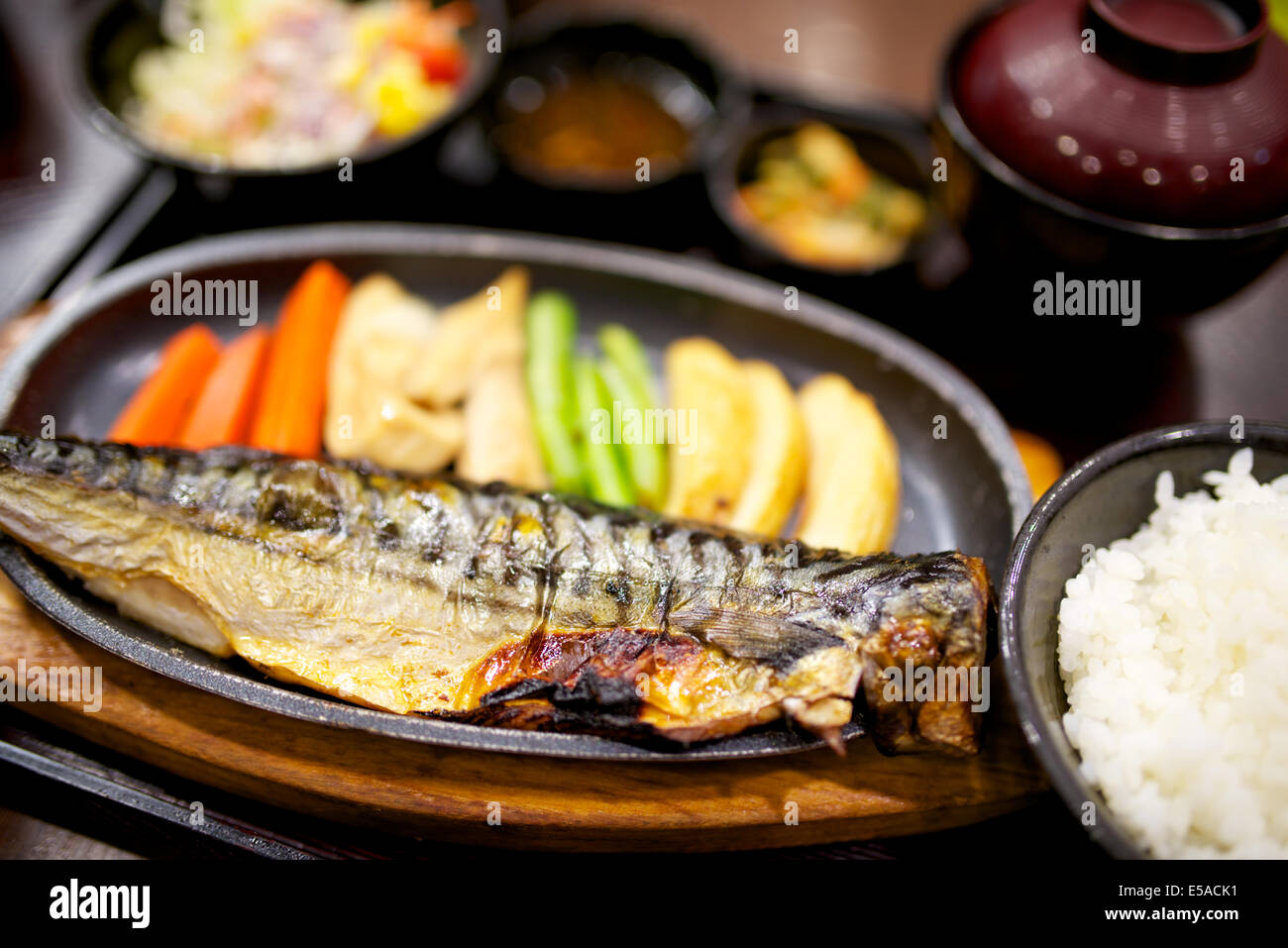 Traditional japanese breakfast hi-res stock photography and images - Alamy