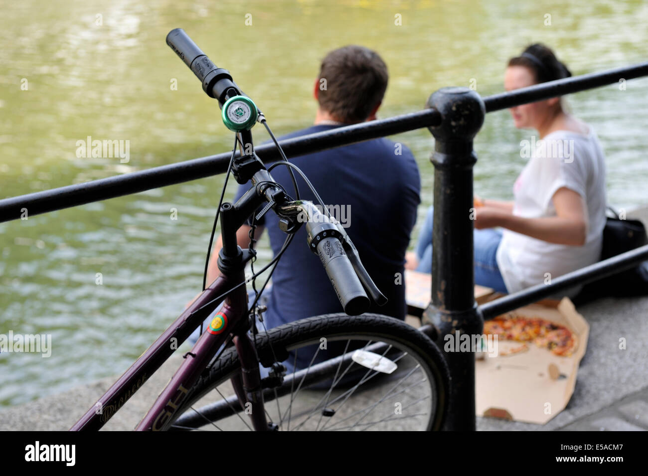 Bike railing hi-res stock photography and images - Alamy