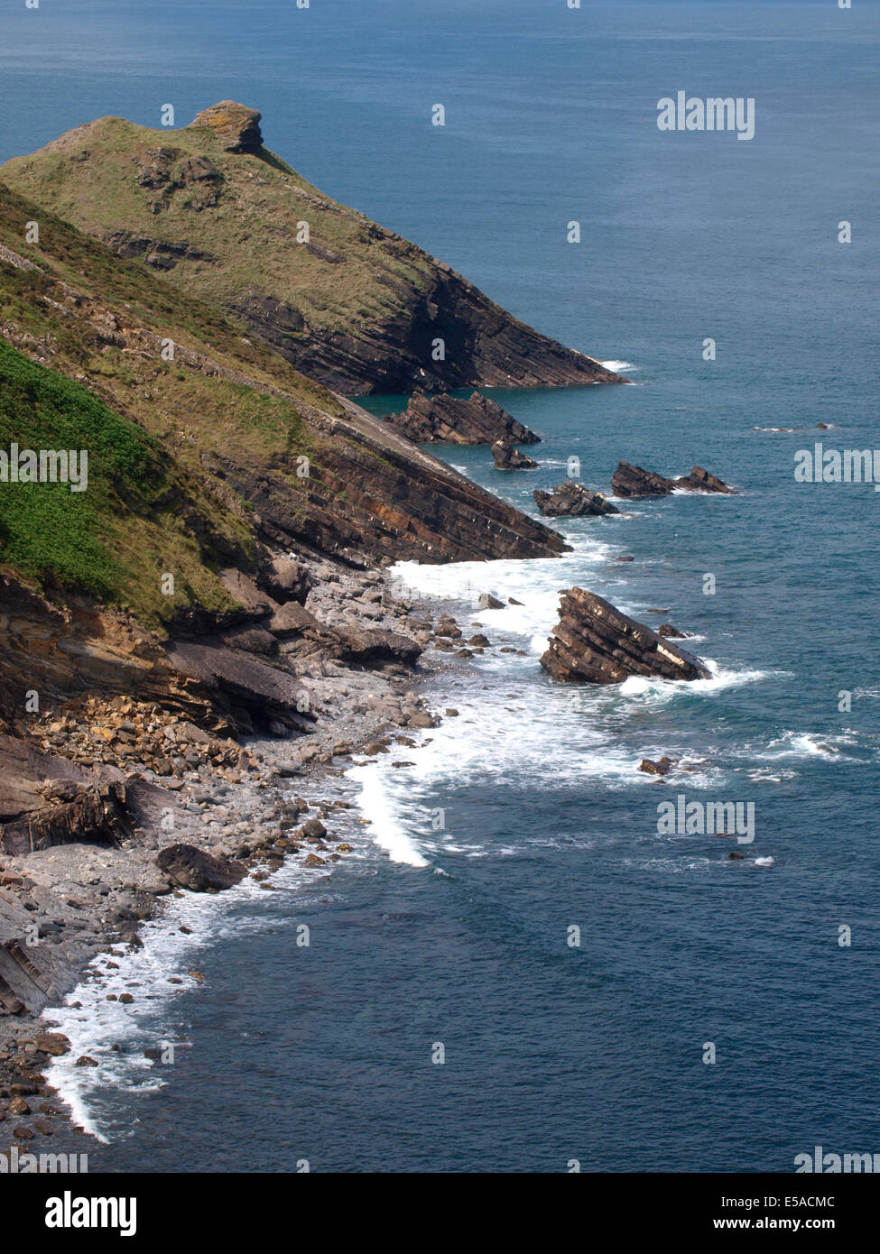 Coastline Of North Cornwall Stock Photos & Coastline Of North Cornwall ...