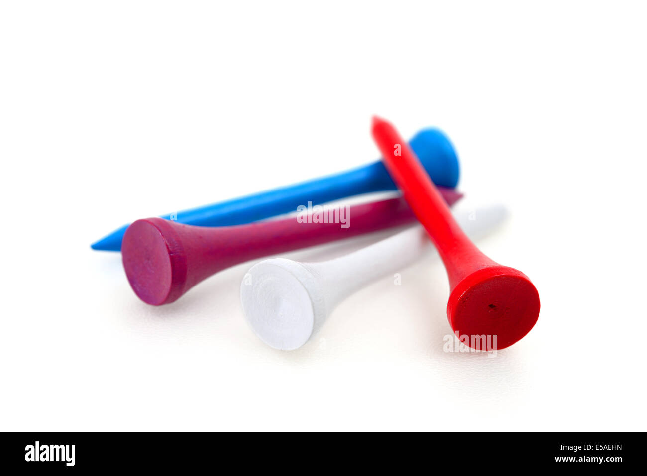 Golf tees Cut Out Stock Images & Pictures - Alamy