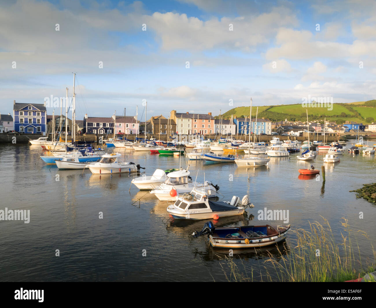 Aberaeron Ceredigion Wales Stock Photo - Alamy