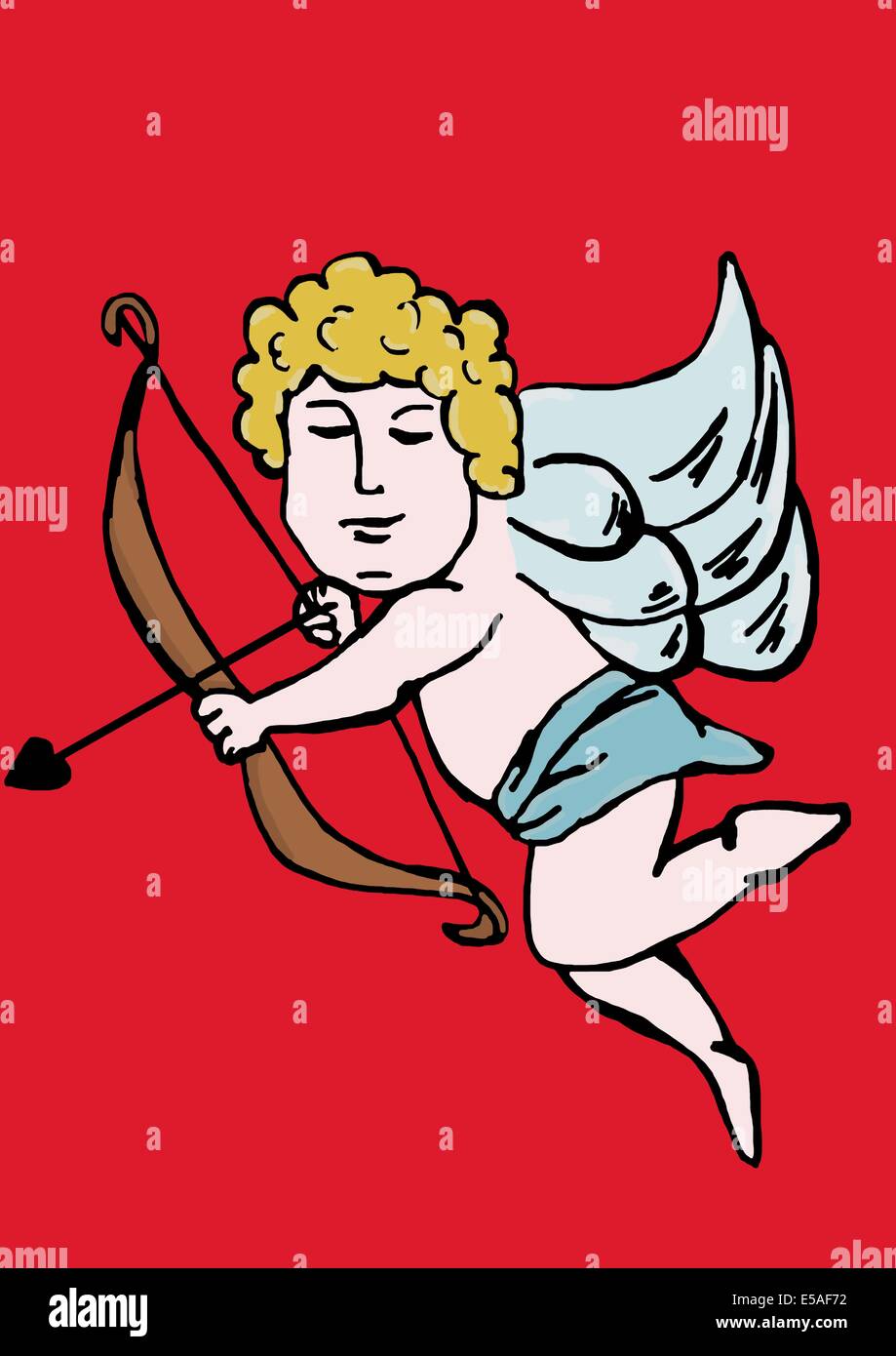 Cupid bow and arrow High Resolution Stock Photography and Images - Alamy