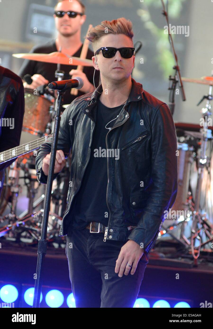 New York, NY, USA. 25th July, 2014. Ryan Tedder on stage for NBC Today ...