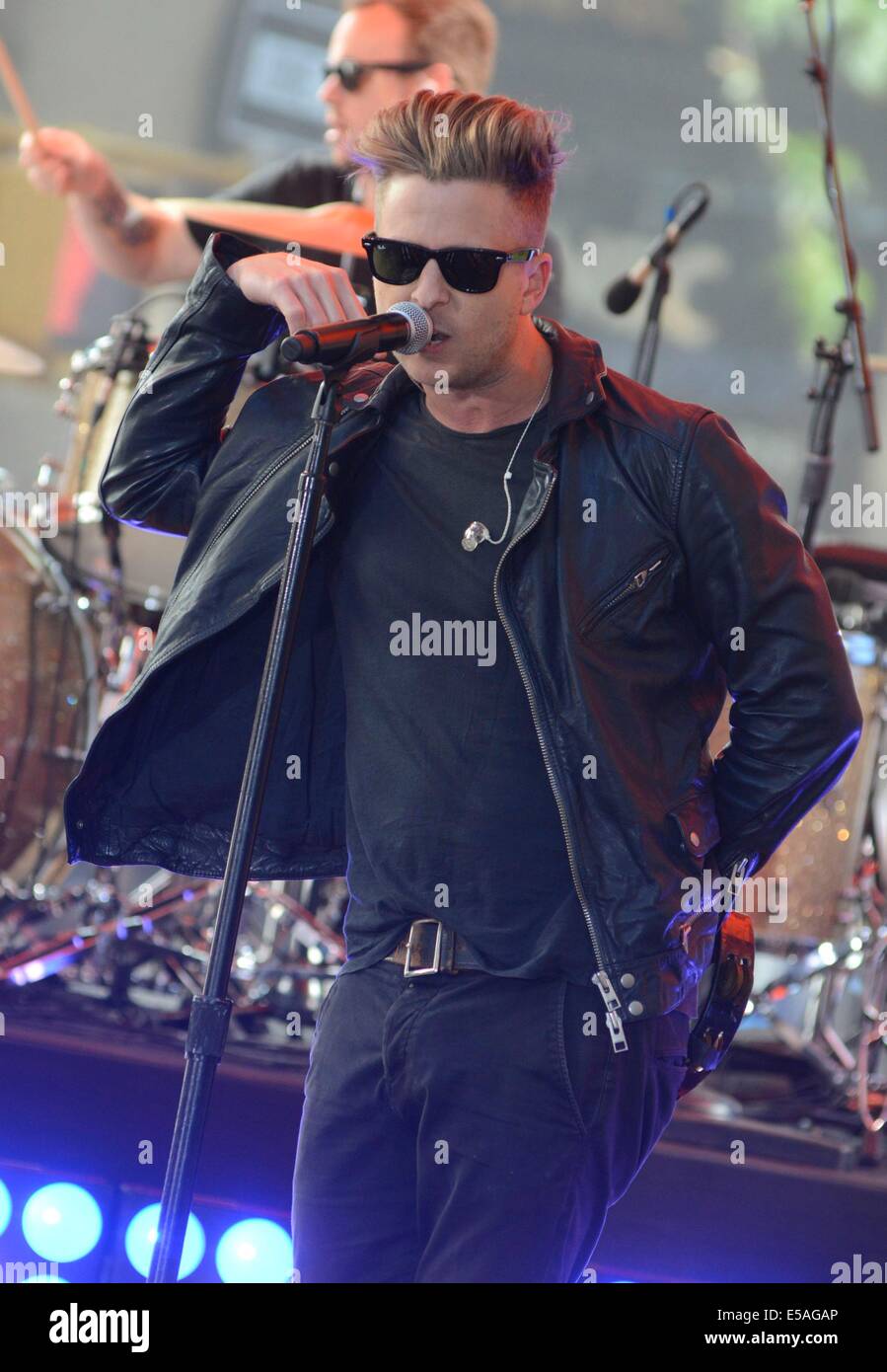 New York, NY, USA. 25th July, 2014. Ryan Tedder on stage for NBC Today ...