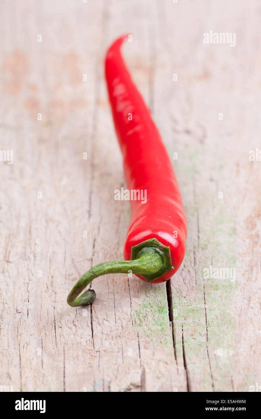 Single Red Chilli High Resolution Stock Photography and Images - Alamy