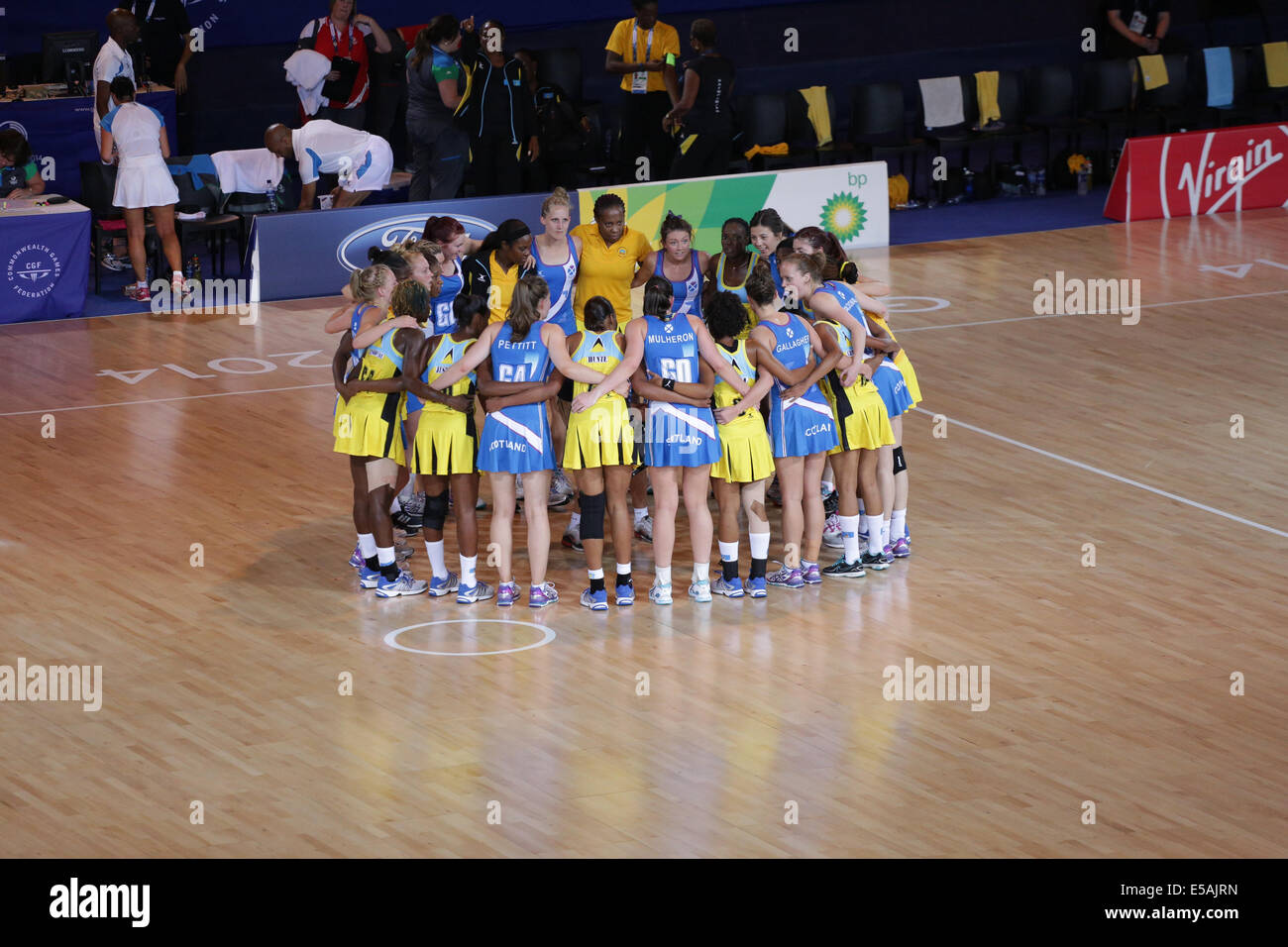 Netball team gb hi-res stock photography and images - Alamy