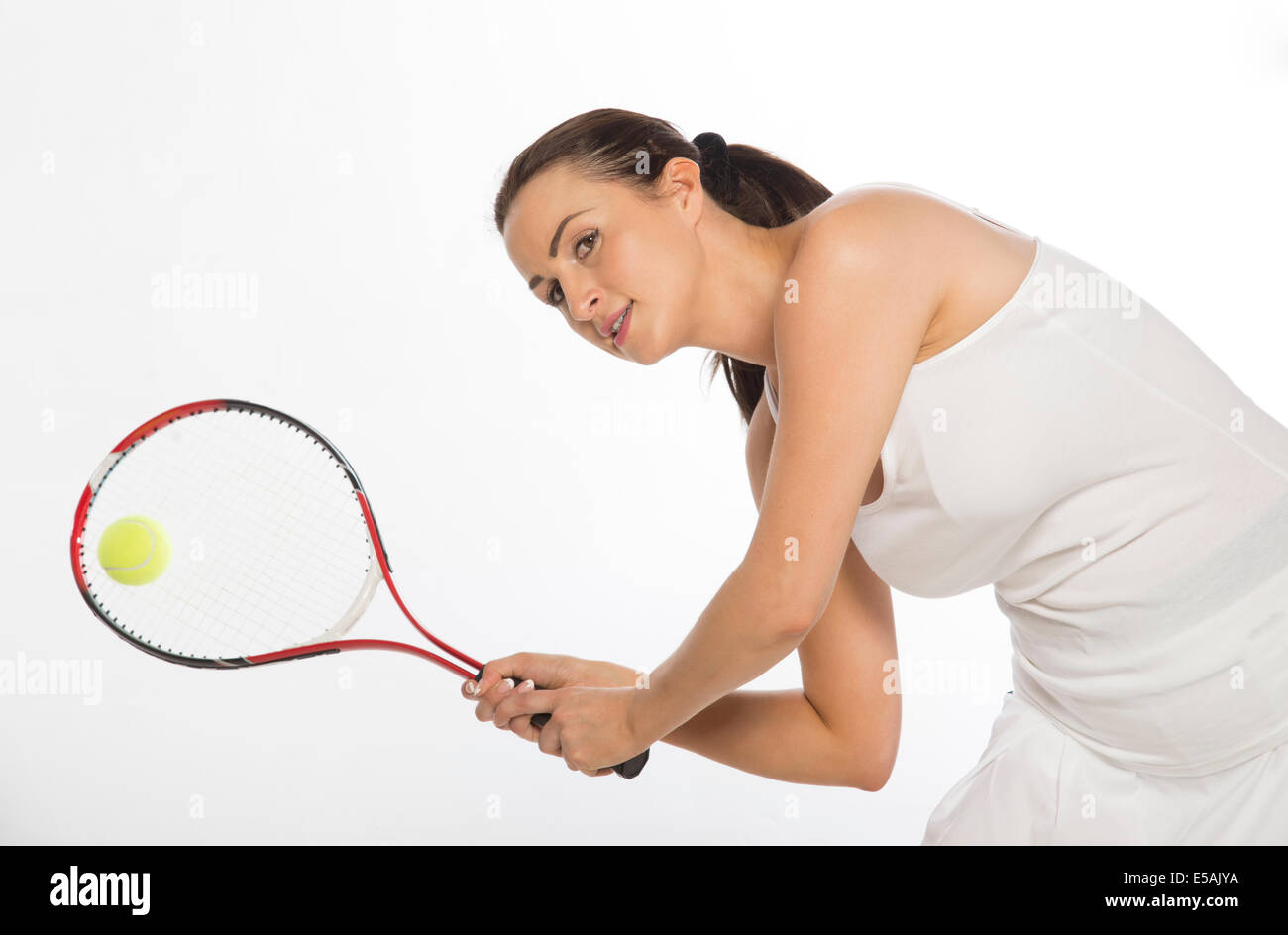 Ball holding racket racquet grip hi-res stock photography and images ...