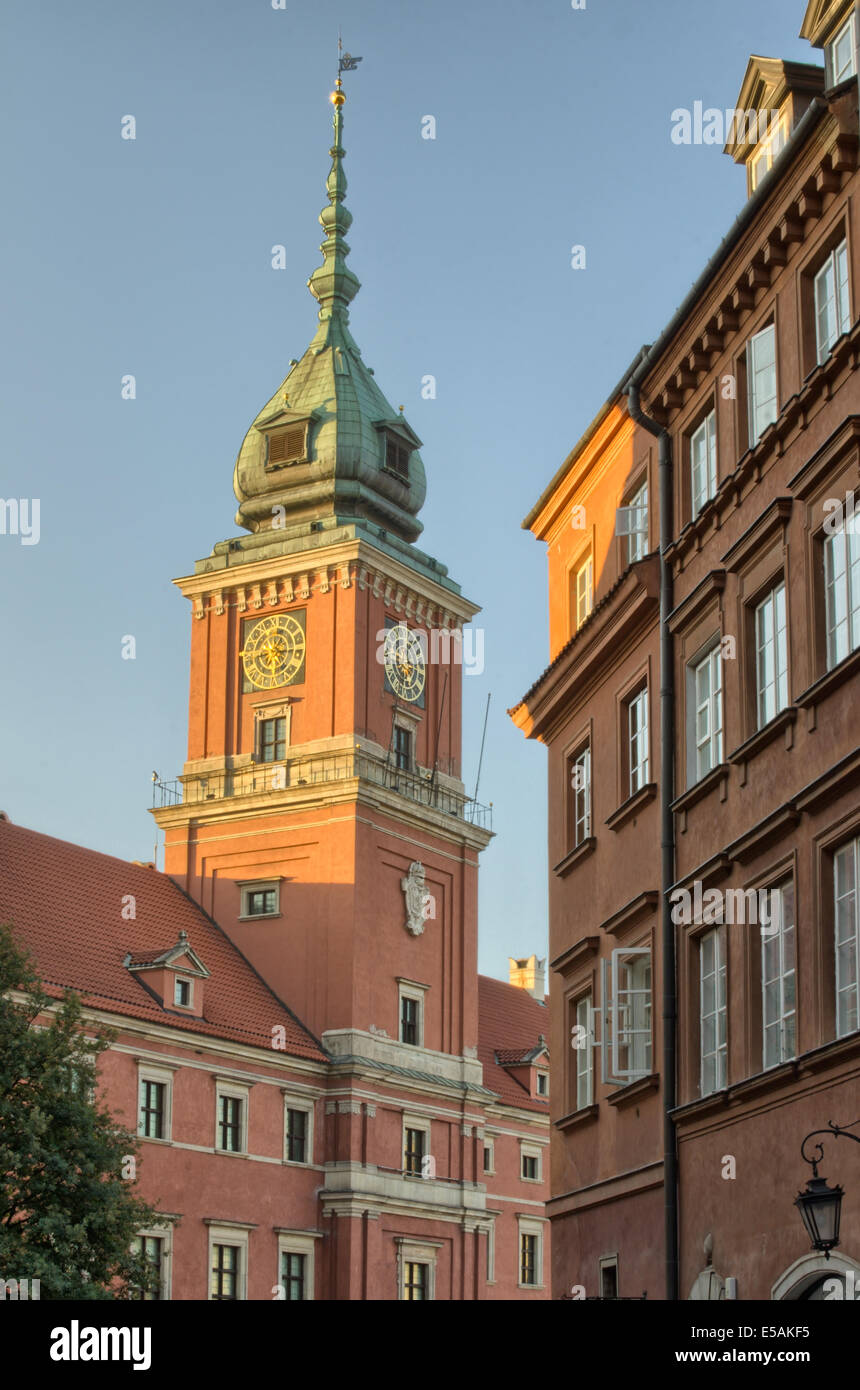 Royal Castle in Warsaw, official residence of the Polish monarchs Stock ...