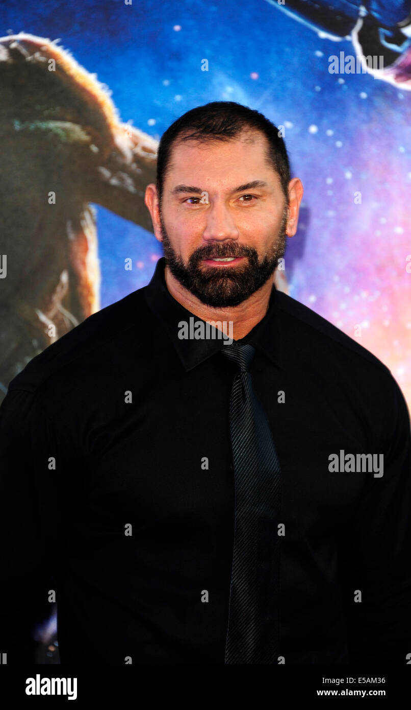 London, UK. 24th July, 2014. David Bautista attend The Premiere of ...