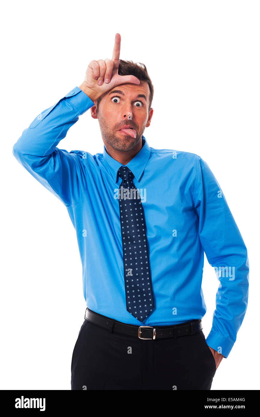 Loser sign hi-res stock photography and images - Alamy