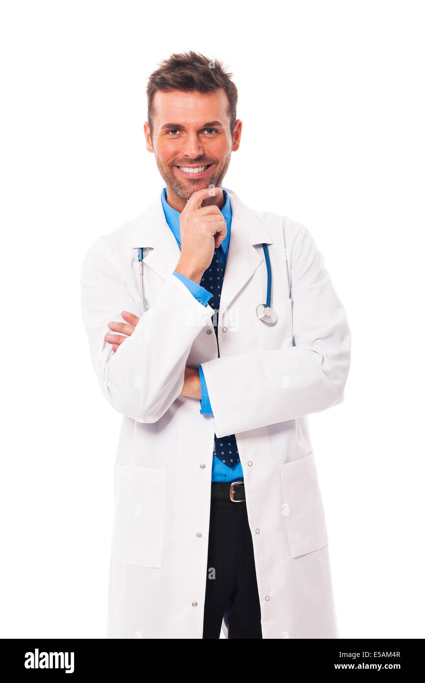 Handsome doctor hi-res stock photography and images - Alamy
