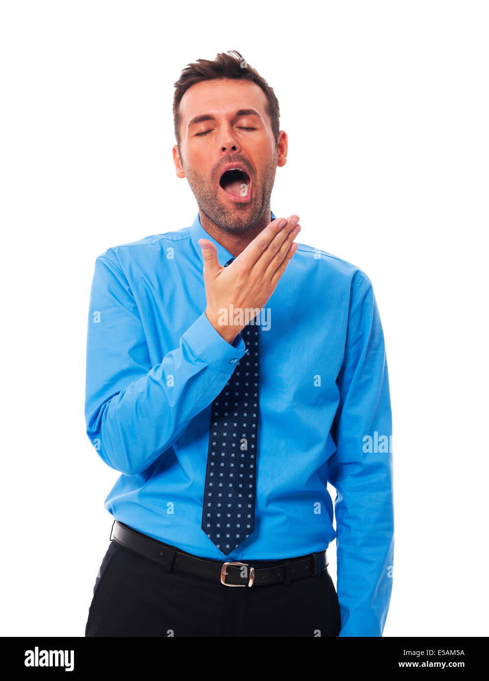 Business yawning hi-res stock photography and images - Alamy