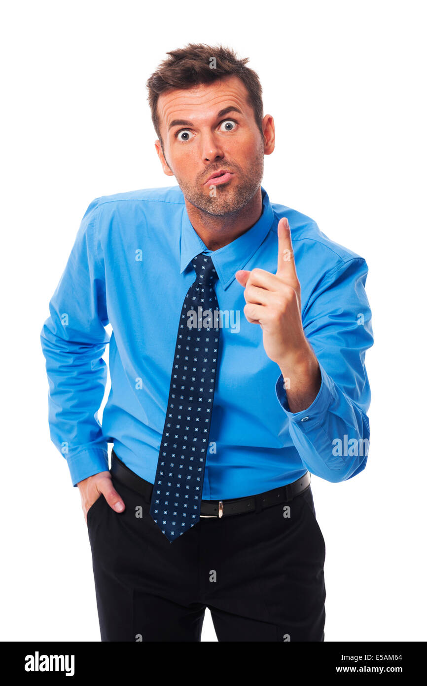Angry furious businessman working on hi-res stock photography and ...