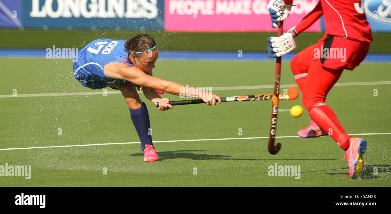 Glasgow Scotland, UK. 25th July, 2014. Scotland's women take emphatic ...