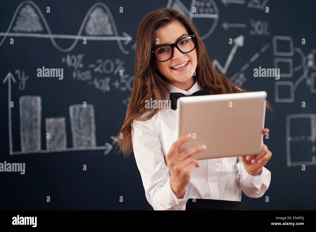Digital blackboard classroom hi-res stock photography and images - Alamy