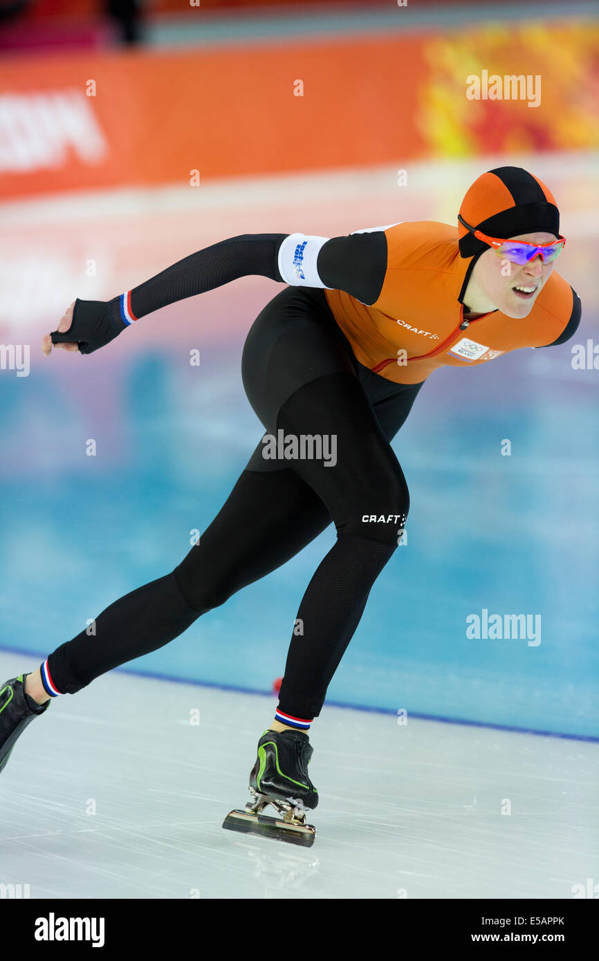 Jorien Ter Mors (NED) gold medalist competing in Women's 1500m Speed ...