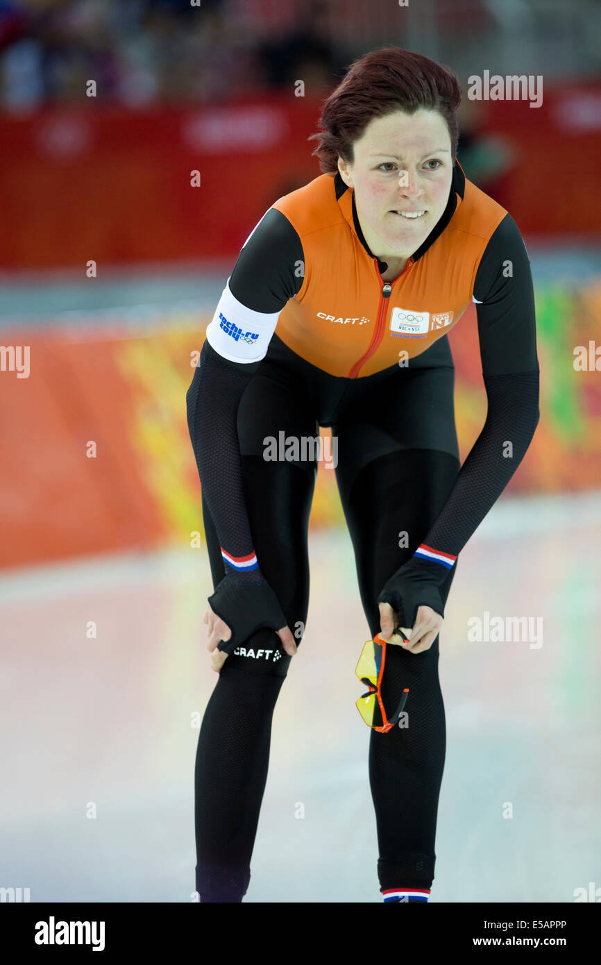 Jorien Ter Mors (NED) gold medalist competing in Women's 1500m Speed ...