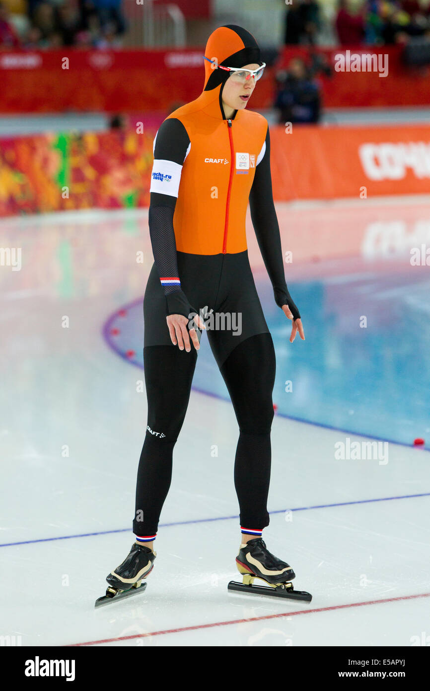 Marrit Leenstra (NED) competing in Women's 1500m Speed Skating at the ...