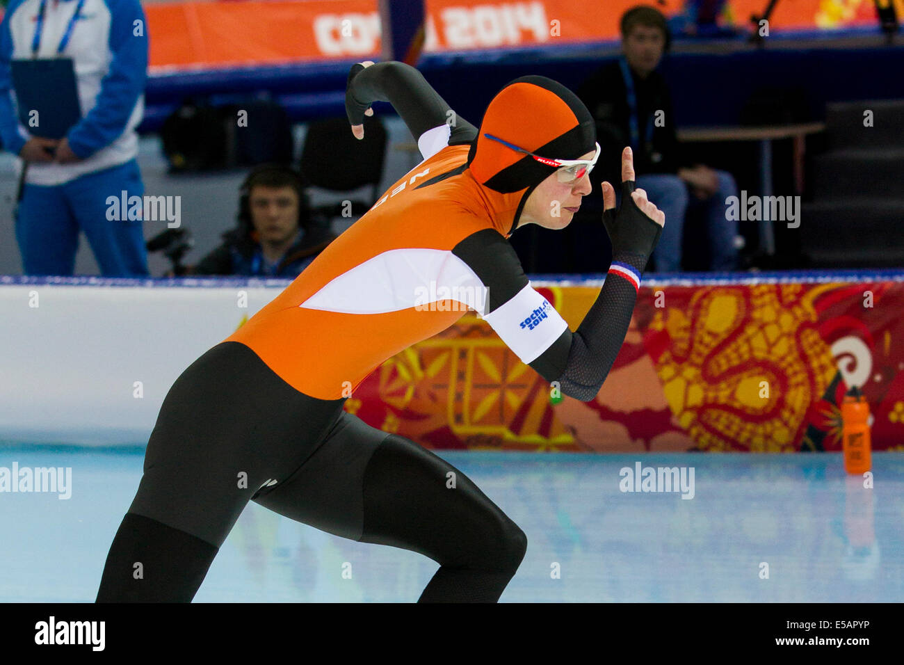 Marrit Leenstra (NED) competing in Women's 1500m Speed Skating at the ...