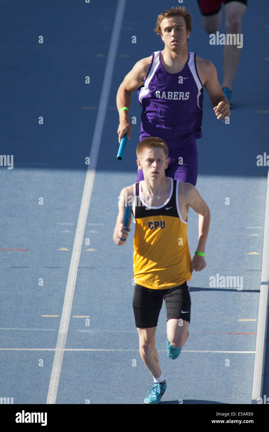 Des Moines, Iowa, USA. 22nd May, 2014. Central DeWitt's Ryan Burke ...