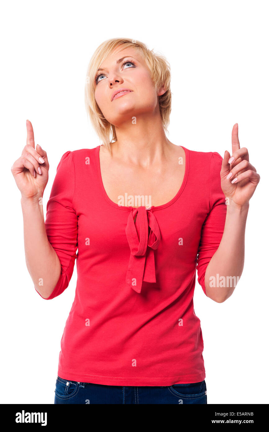 Above head people shot hi-res stock photography and images - Alamy