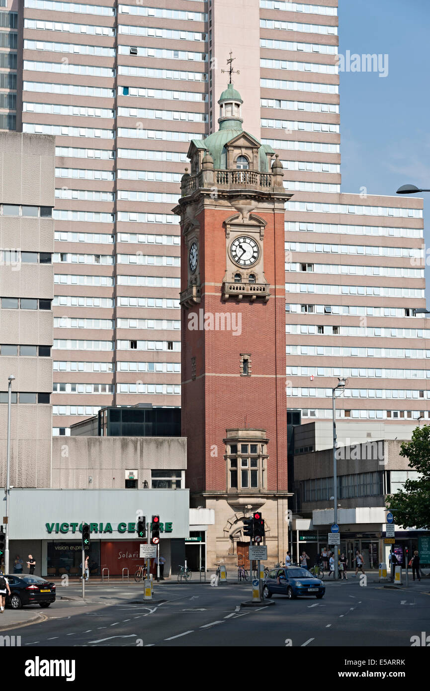 Clock tower nottingham victoria center hi-res stock photography and ...