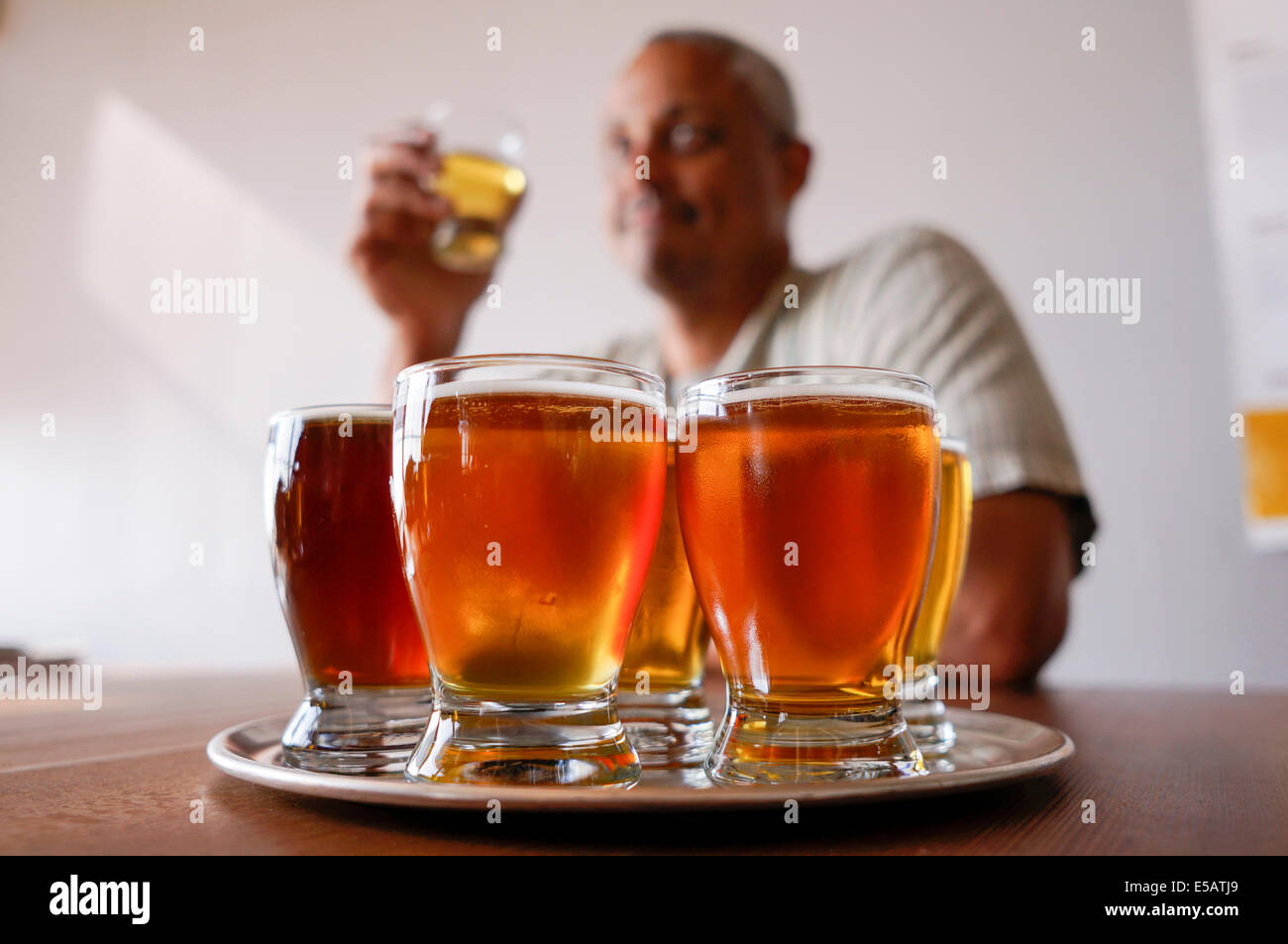 Faction Brewery, Alameda, California Stock Photo - Alamy