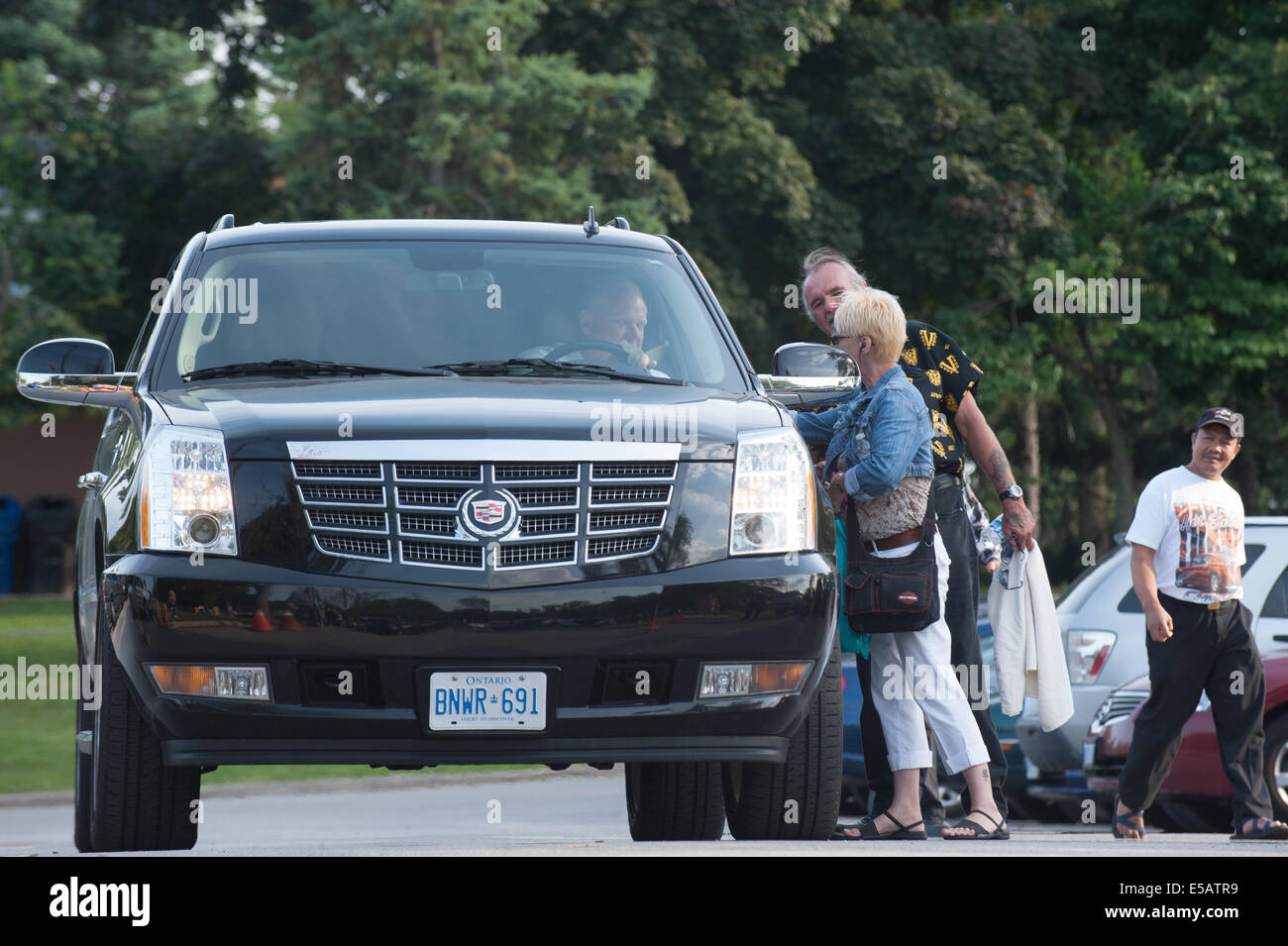 Toronto, Canada. 25th July, 2014. Incumbant Toronto Mayor Rob Ford ...