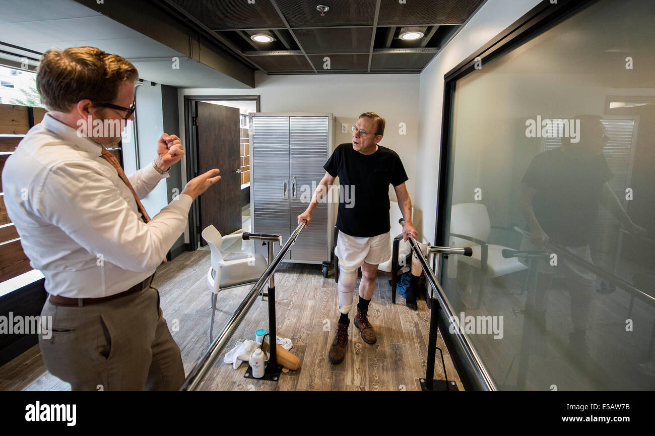 Rochester, Minnesota, USA. 25th July, 2014. As Limb Lab Founder and ...