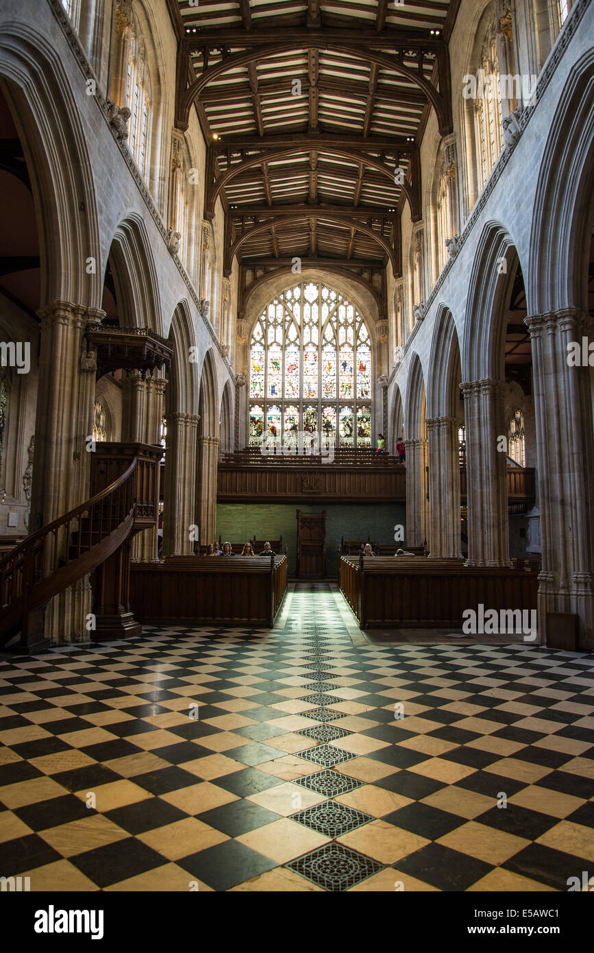 University Church Of St. Mary The Virgin, Oxford, England, UK Stock ...