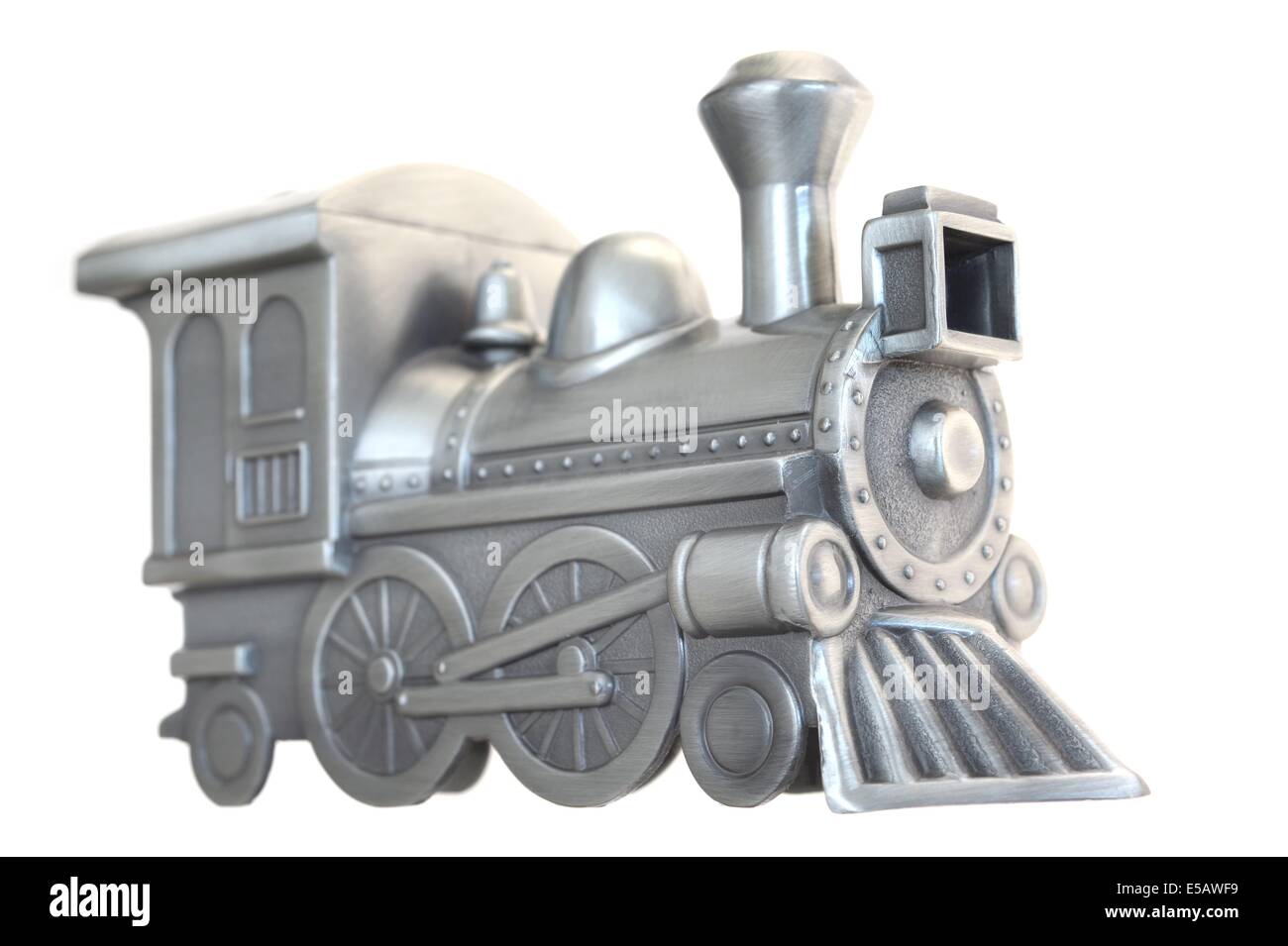 A toy train isolated against a white background Stock Photo - Alamy