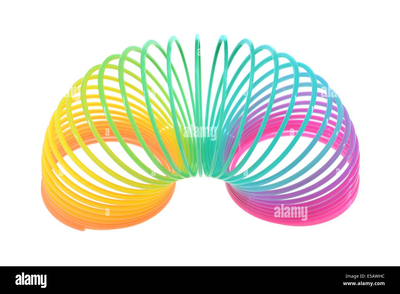 Plastic Slinky Toy Spring Stretch High Resolution Stock Photography and ...