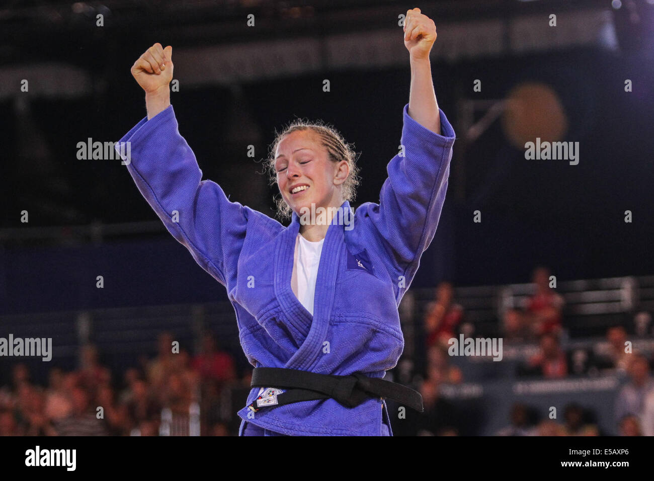 Glasgow, Scotland. 25th July, 2014. 2014 Commonwealth Games. Judo u70k ...