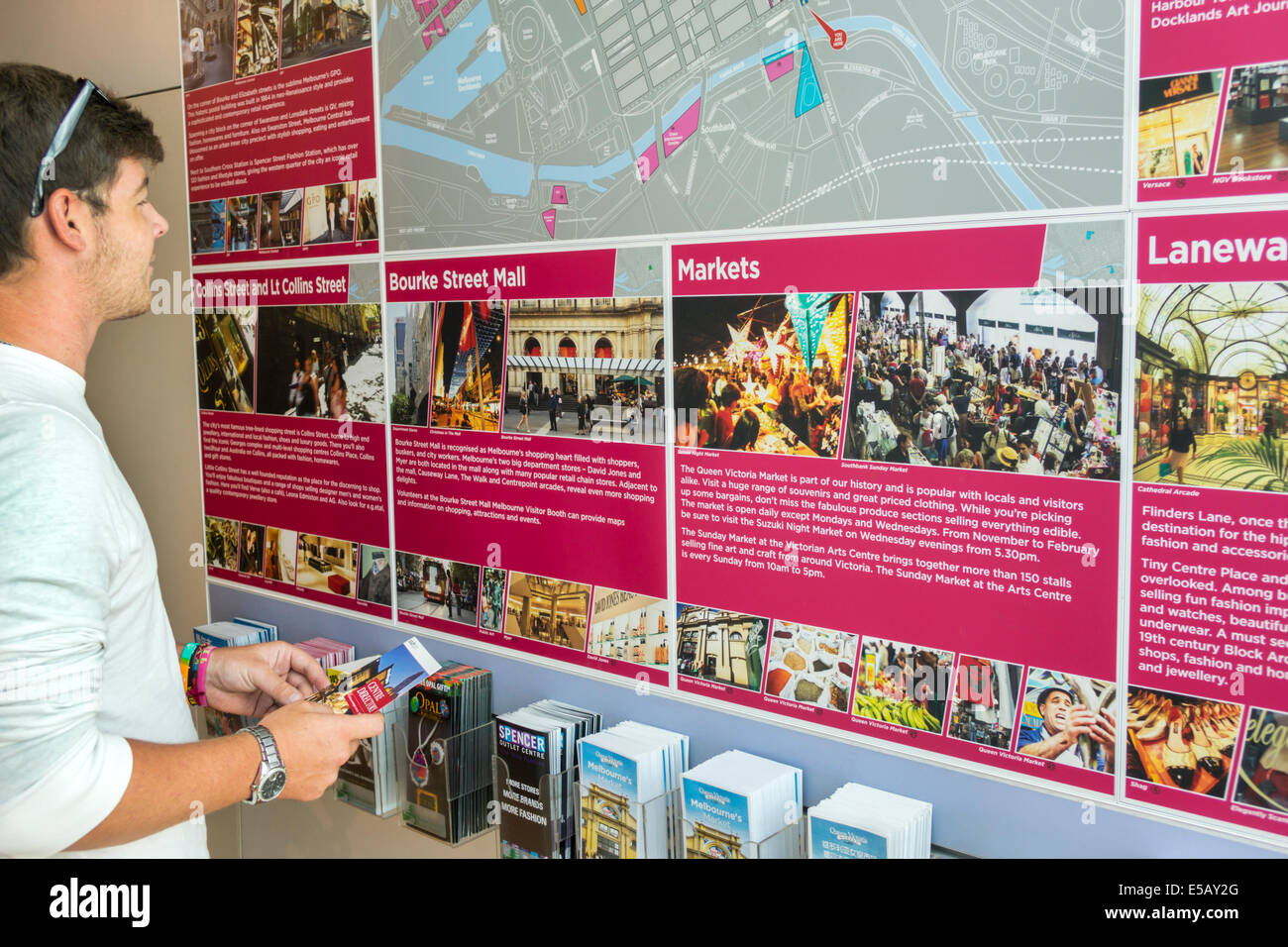 Melbourne Australia,Federation Square,Visitor Centre,center,brochure ...