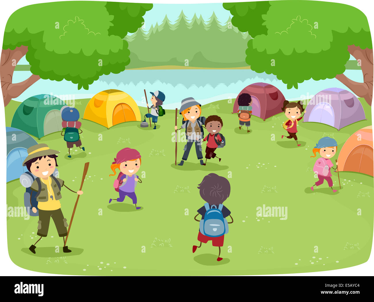 Wandering Around Cartoon