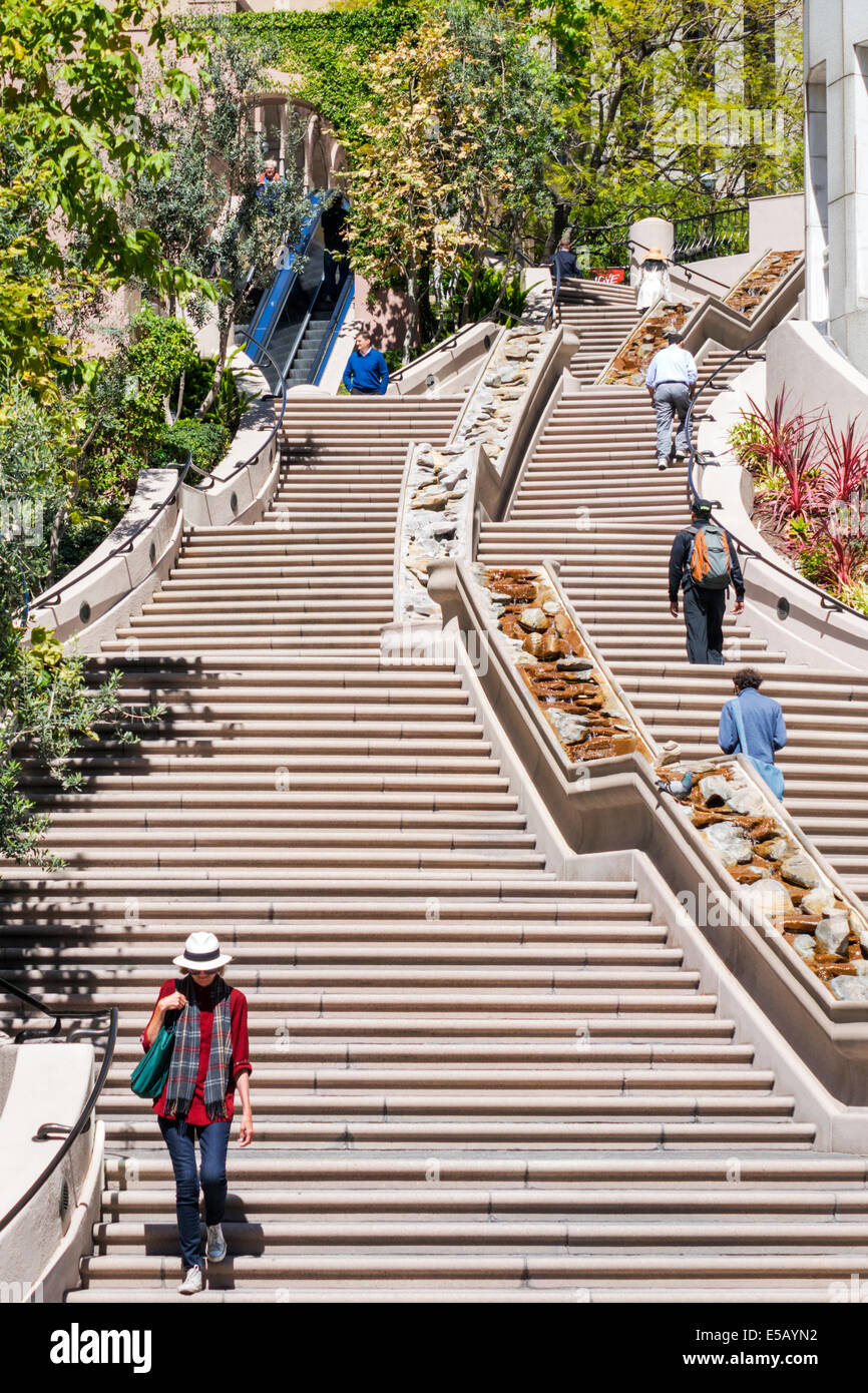 Los Angeles California,Downtown,Bunker Hill Steps,Cardiac Hill,103 ...