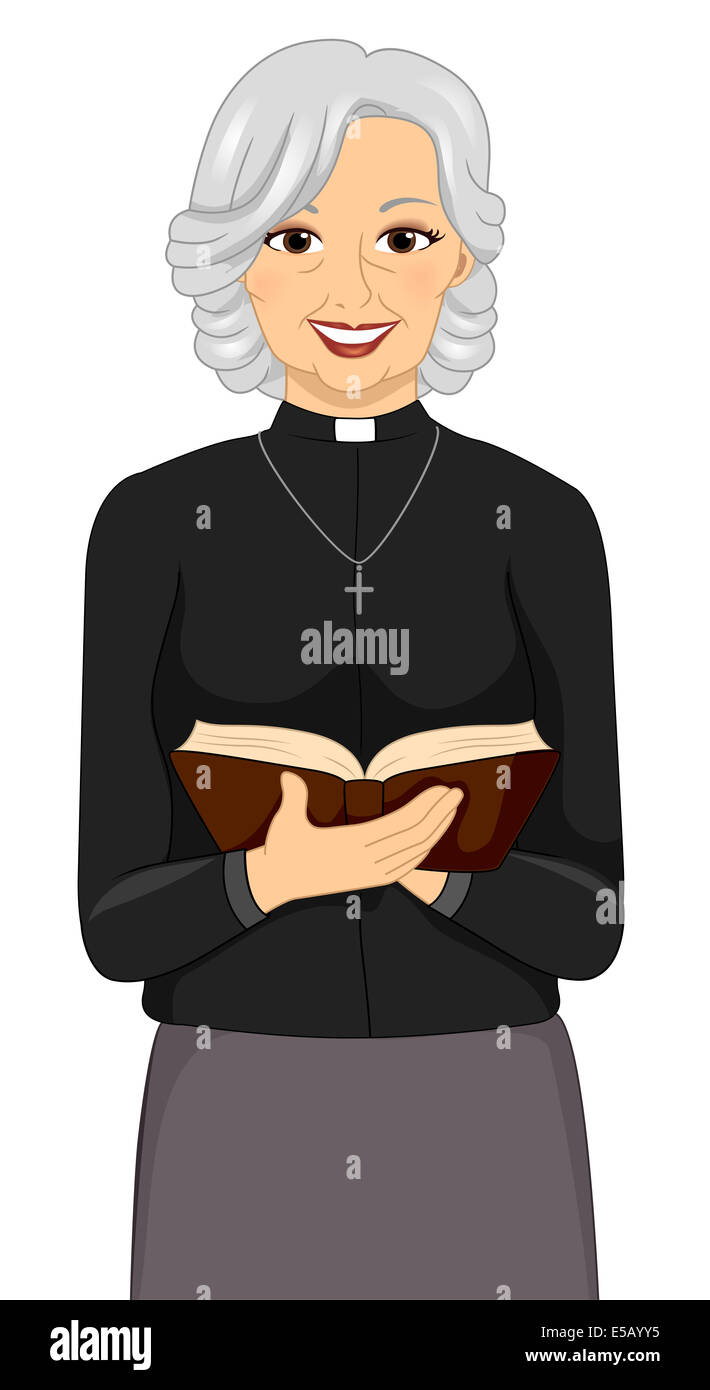 Woman Pastor Clipart