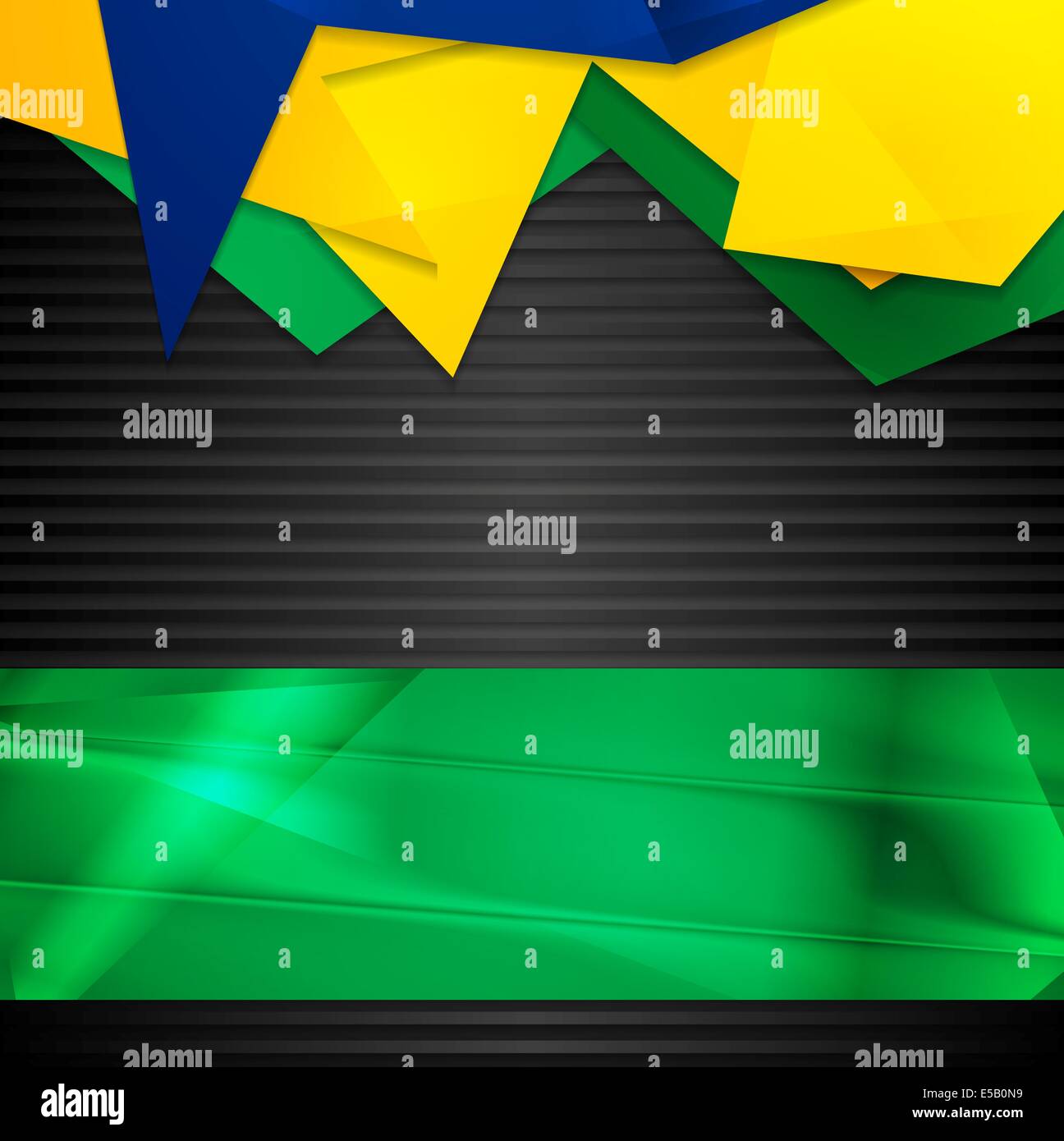 Hi-tech background with Brazilian flag. Vector design Stock Photo - Alamy