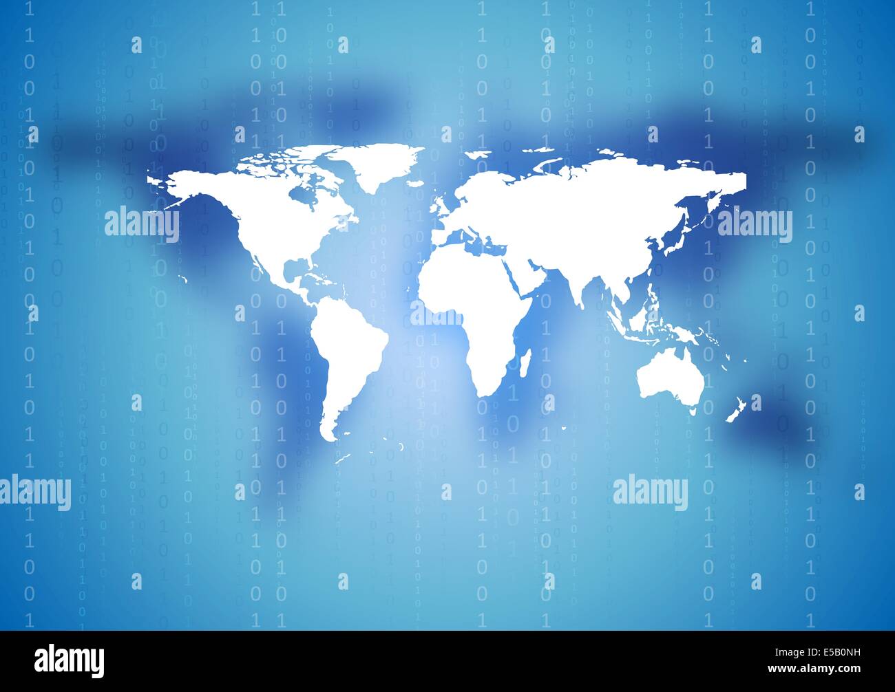 Abstract tech world map background. Vector design Stock Photo - Alamy