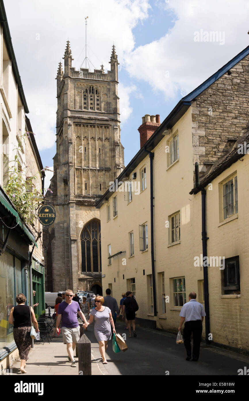 Cirencester, a country town in the Cotswolds Gloucestershire England UK ...