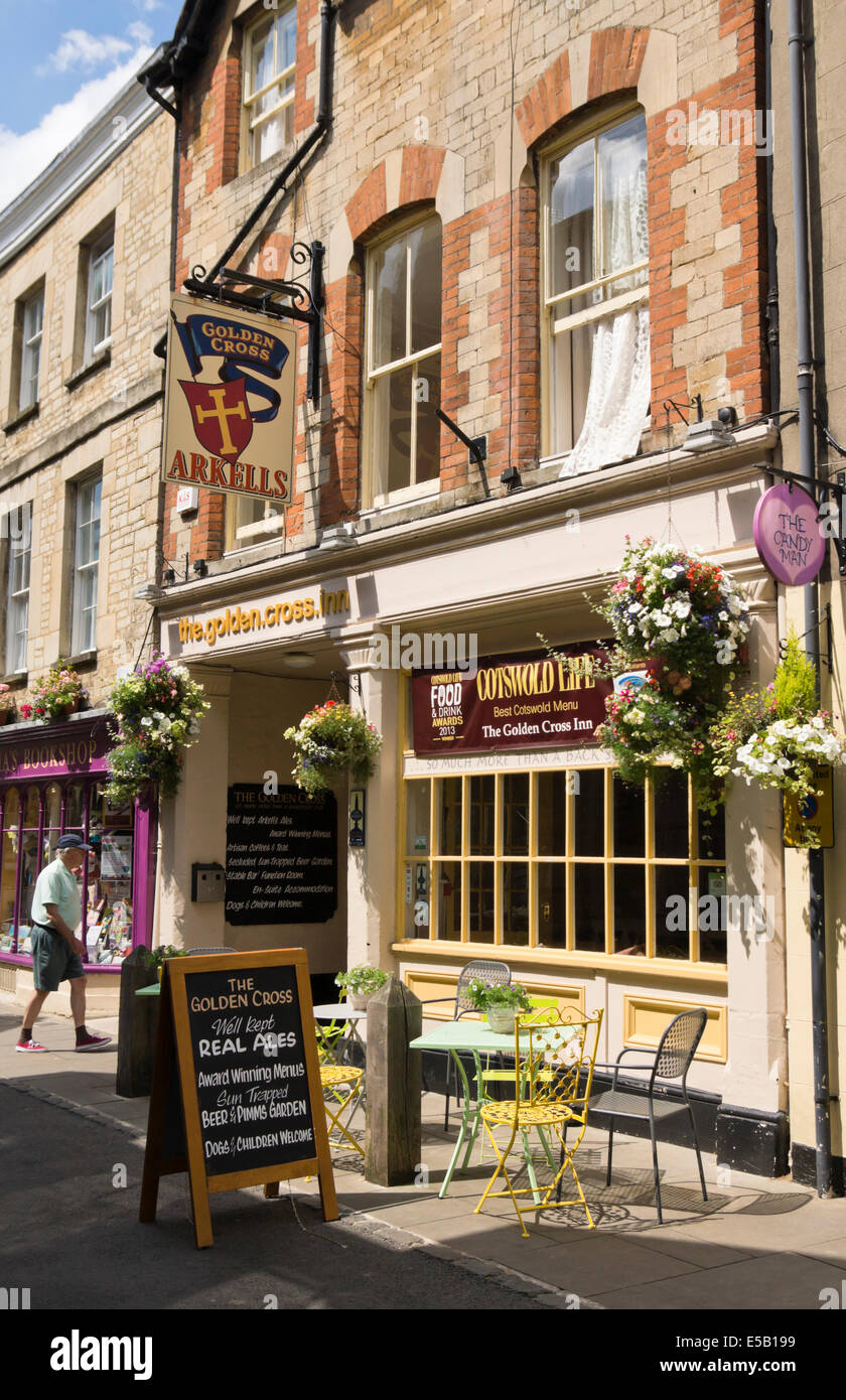 Cirencester, a country town in the Cotswolds Gloucestershire England UK ...