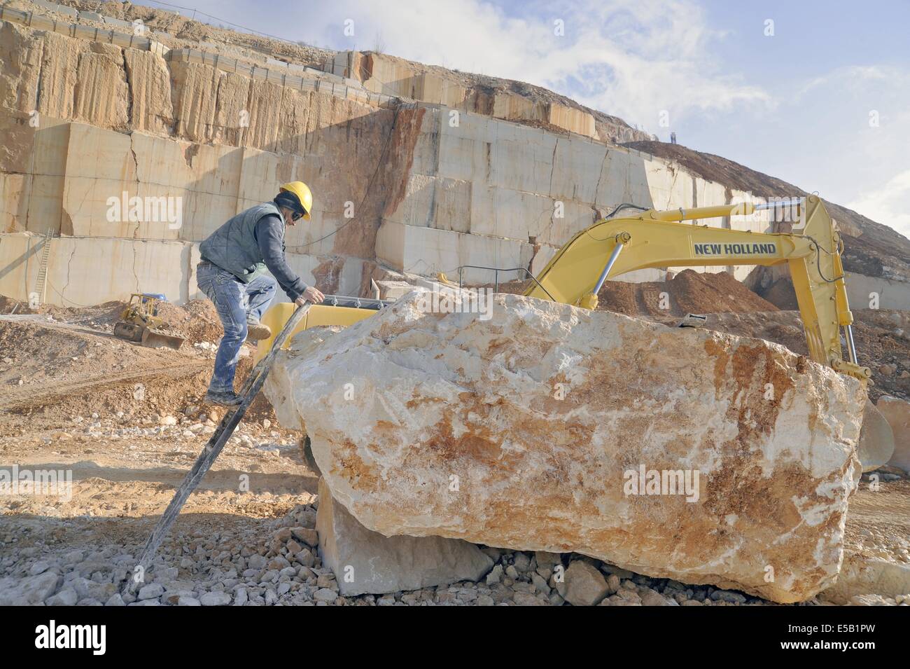 Quarries of marble in Botticino (Brescia, Italy Stock Photo - Alamy