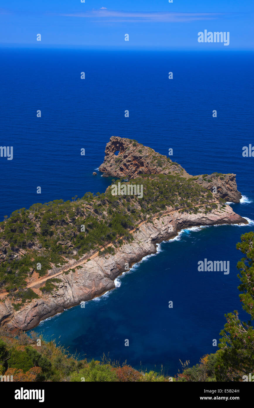 Punta de Sa Foradada, Son Marroig, Majorca, Deia, Mallorca, Serra de ...