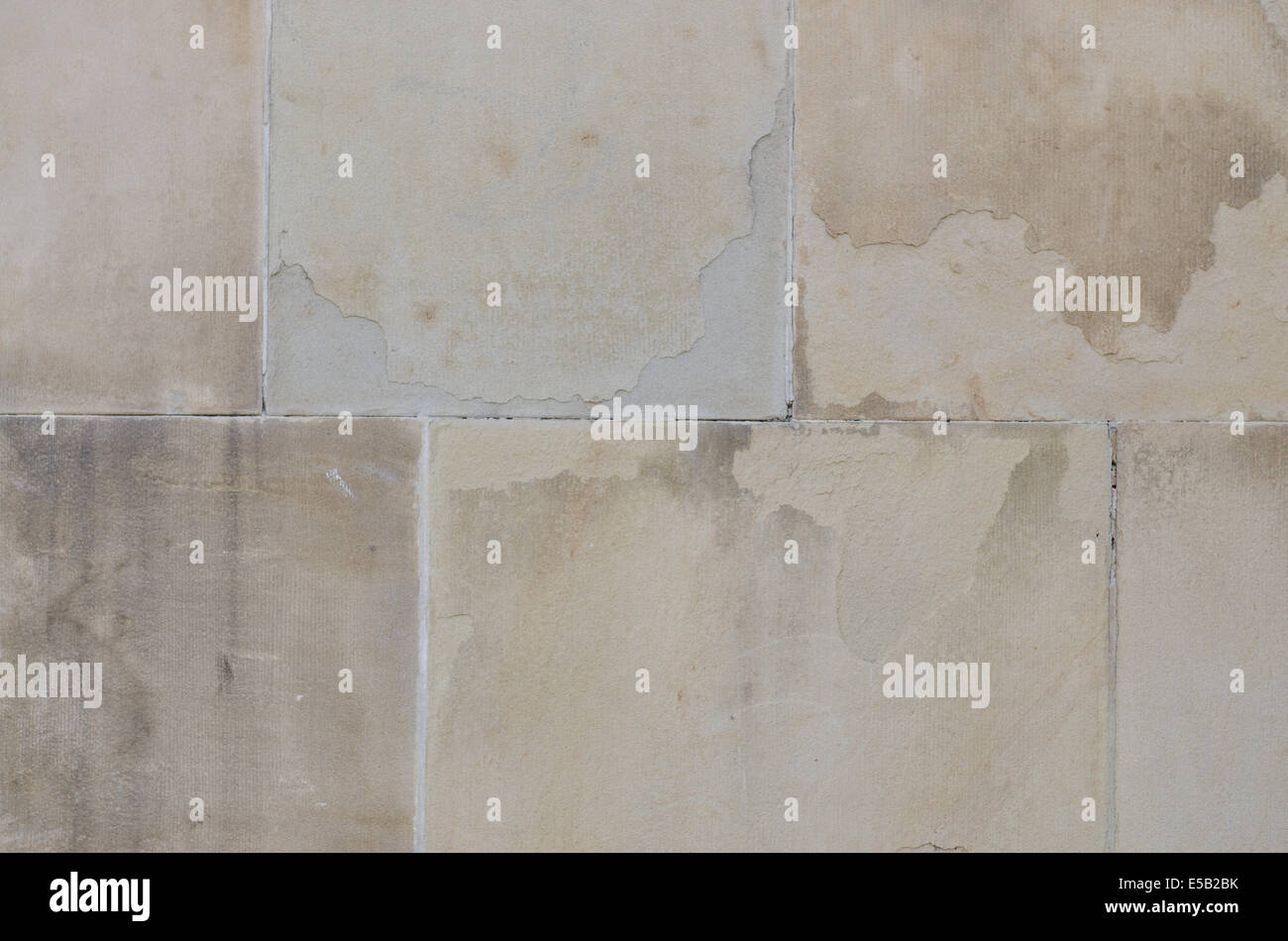 Wall with joints and chipped plaster Stock Photo - Alamy