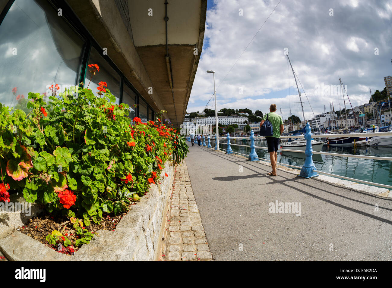 Family Holiday photographs of Toruay and Devon in England UK Stock ...