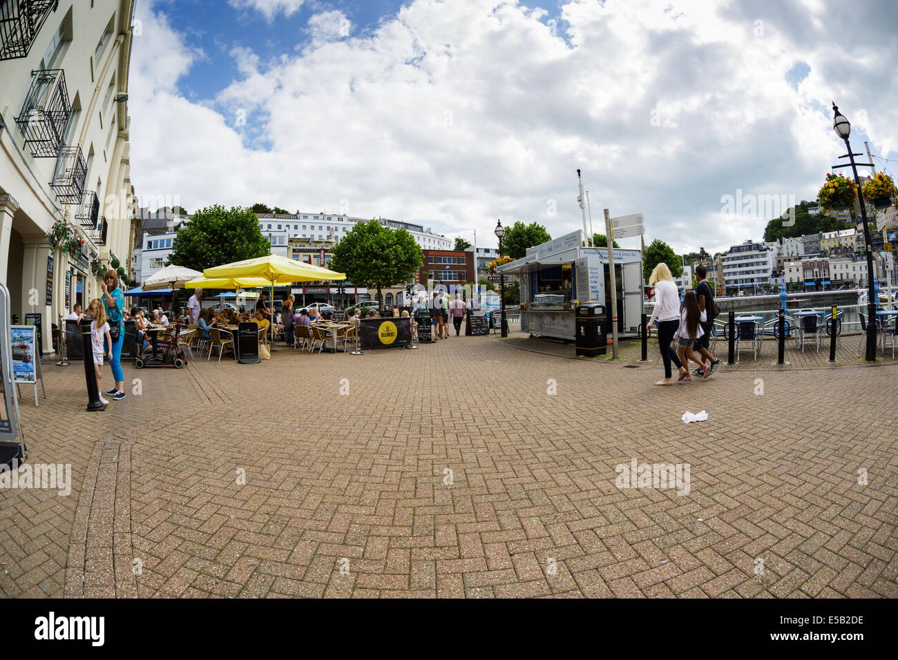 Torquay seafront restaurants hi-res stock photography and images - Alamy