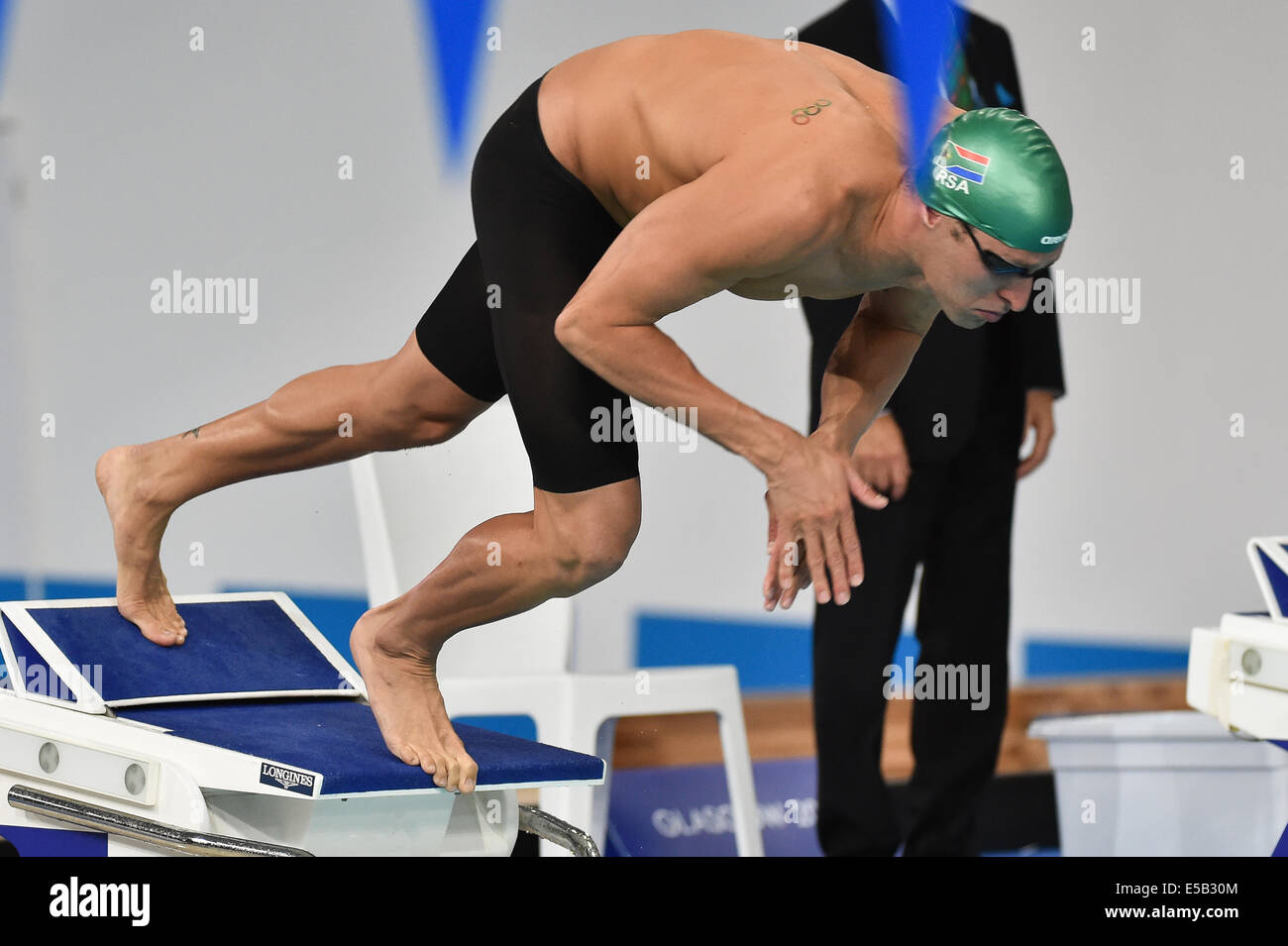 Glasgow, Scotland, UK. 25th July, 2014. Sebastien Rousseau of South ...