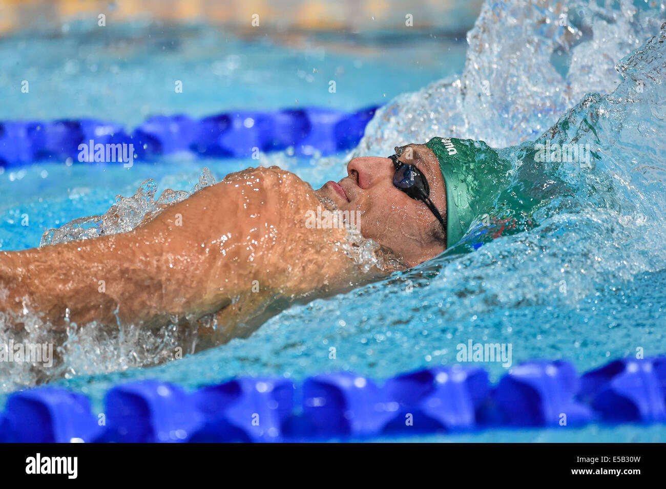 Glasgow, Scotland, UK. 25th July, 2014. Sebastien Rousseau of South ...
